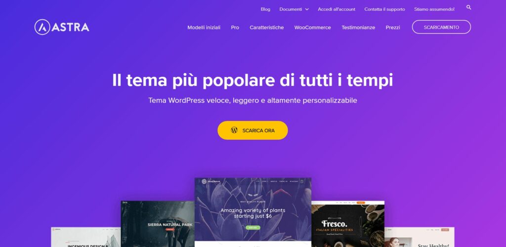 Tema Astra WordPress: Guida Completa al Tema più Popolare